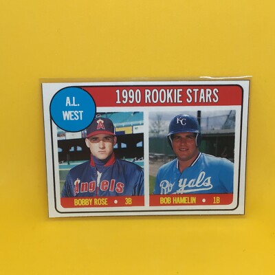 1990 Baseball Cards Magazine #51 Bobby Rose RC Bob Hamelin (Free ...