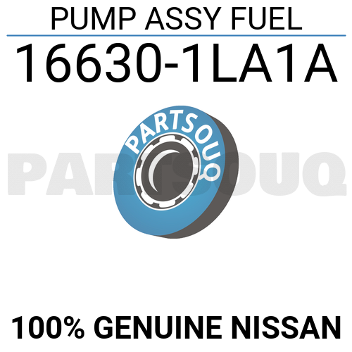 166301LA1A Genuine Nissan PUMP ASSY FUEL 16630-1LA1A | eBay