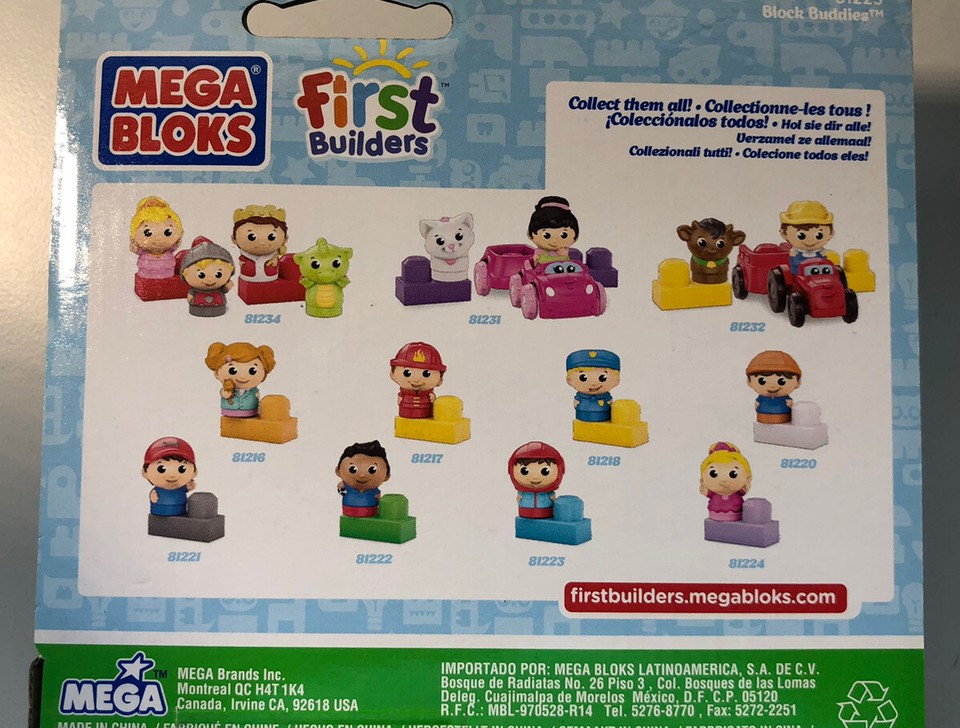 MEGA BLOKS First Builders Block Buddies 81223 the Boy Astronaut | eBay