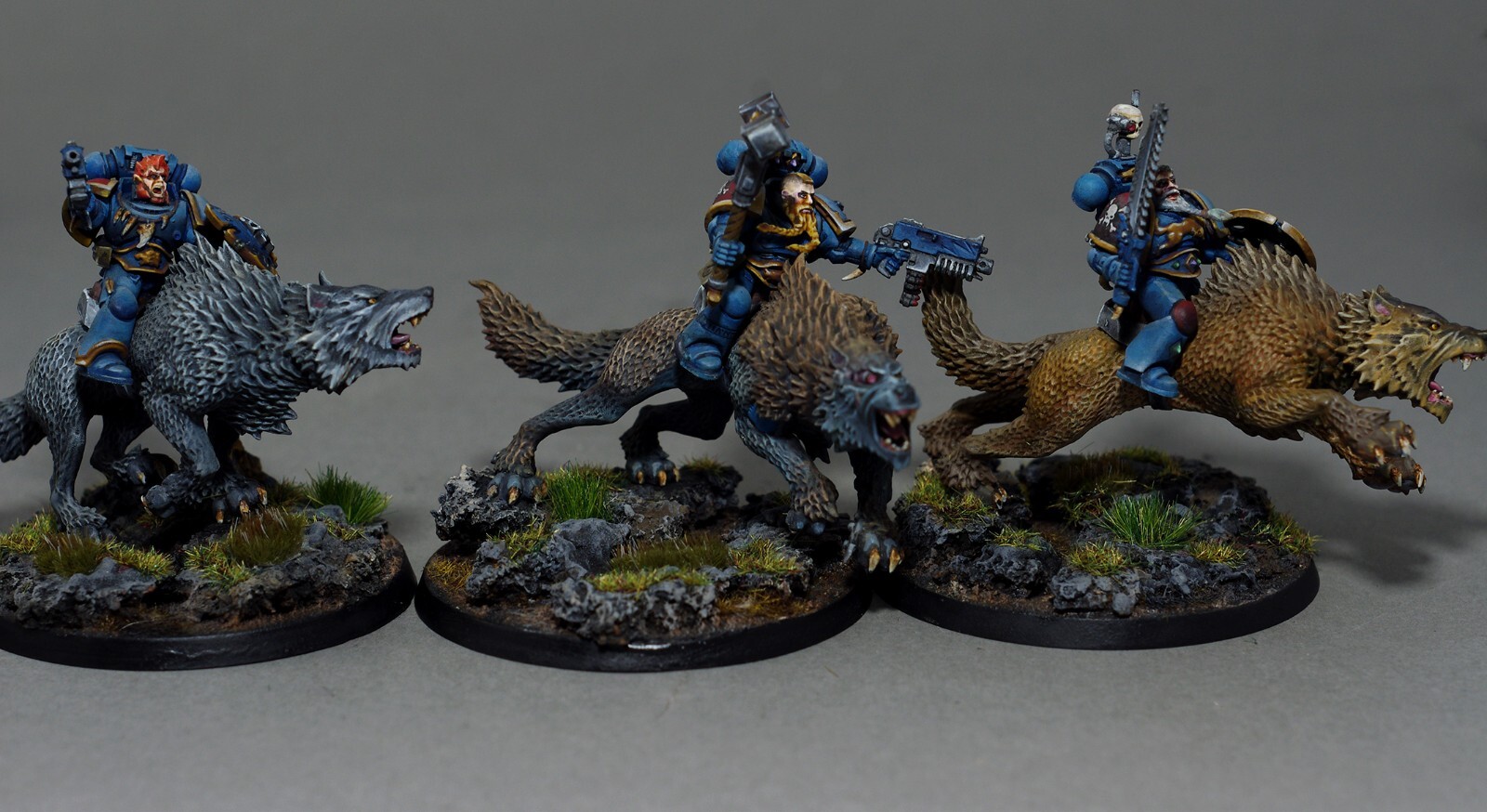 Thunderwolf Cavalry #2 Pro Painted Space Wolves 40k space marines | eBay