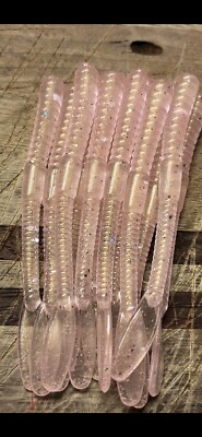 Boogey Man Bait Co. Golden Pearl Pink 4” Steelhead Worm 12 Pack | eBay