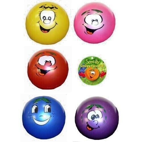 Inflatable Smelly Fruits Smiley Face Balls Scented Fruity Bounce ...