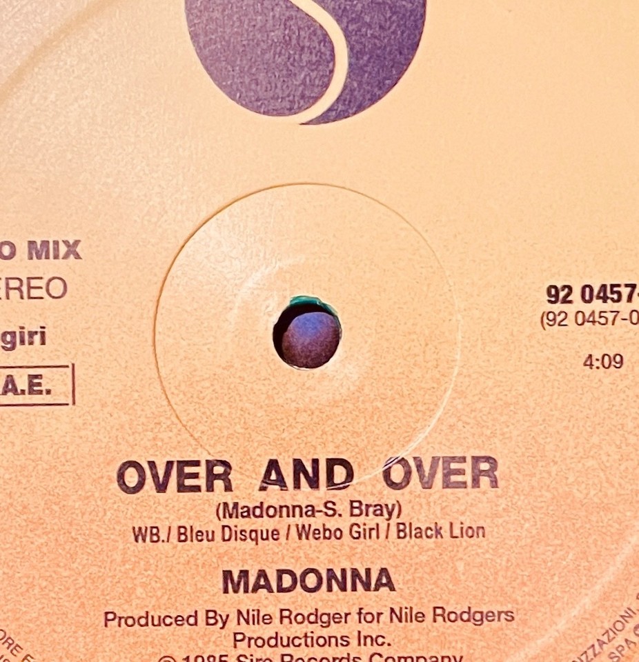 Over And Over / Borderline (Italian Original 12” Vinyl, 1985) – with ...