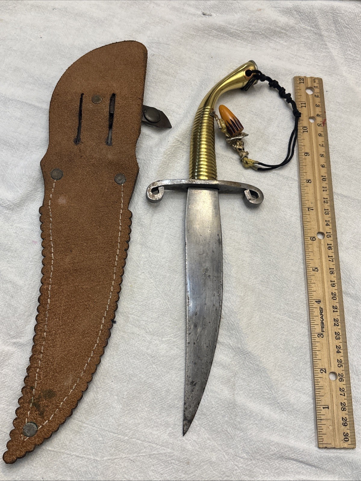 Vintage Replica of Floyd Nichols WW2 Fighting Knife. Atlanta Cutlery ...