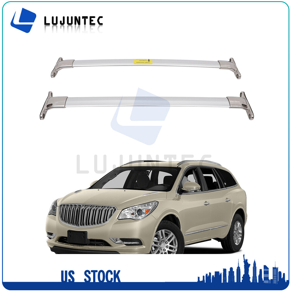 Cross Bar Roof Rack Set Luggage Cargo Carrier Silver For 2009-2016 ...