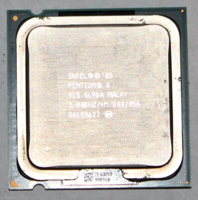 Intel Pentium D 915 2.80GHz 4MB 800MHz LGA775 CPU SL9KB Presler Dual ...