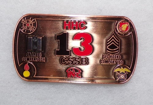 US Army HHC 13th CSSB Combat Sustainment Support Battalion Challenge ...