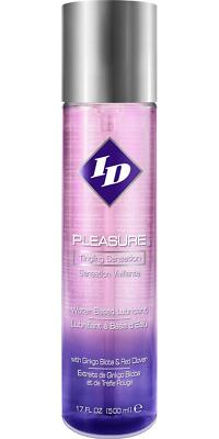 ID Pleasure Water Base Lubricant Tingling Sensation Natural Lube 17 Fl ...