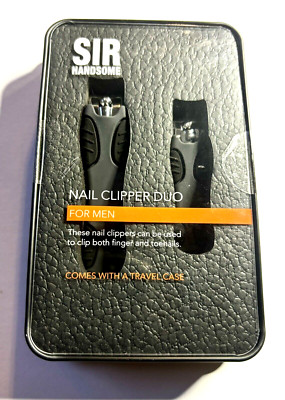 Sir Handsome Nail clipper Duo Ultra Sharp Sturdy Fingernail and Toenail ...