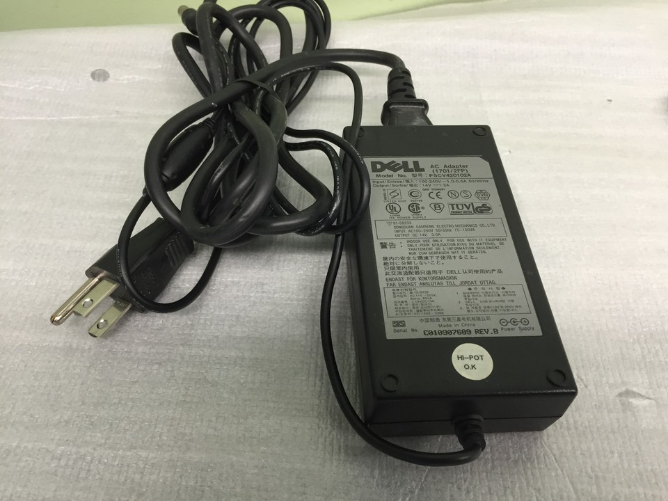 Dell Genuine AD-4214N AC Adapter for Dell LCD Monitor 1701 1702 1900FP ...