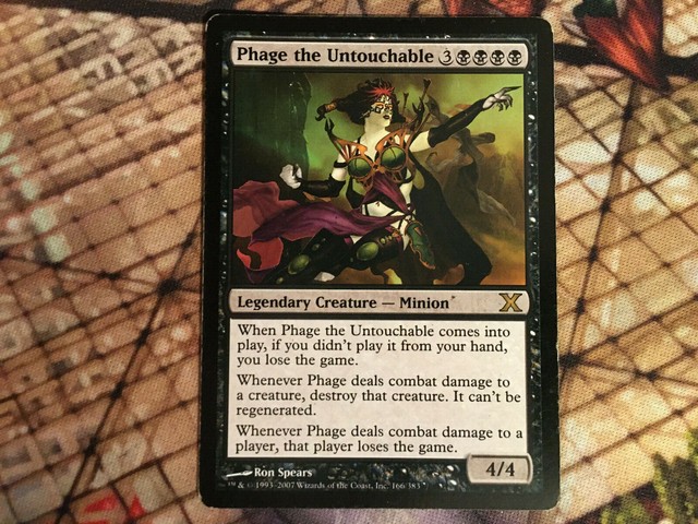MtG: x1 Phage the Untouchable 10th Edition - Magic the Gathering - TCG ...