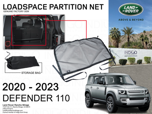 OEM Land Rover Loadspace partition net for Defender boot dog divider ...