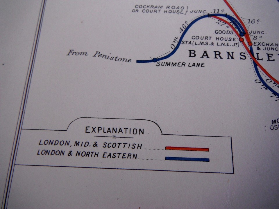 BATLEY BIRSTAL PENISTONE DENBY DALE BARNSLEY DARTON SILKSTONE RAILWAY ...