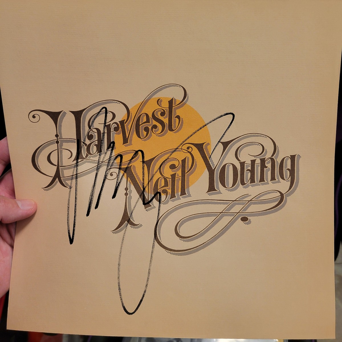 Harvest Neil Young Album Cover