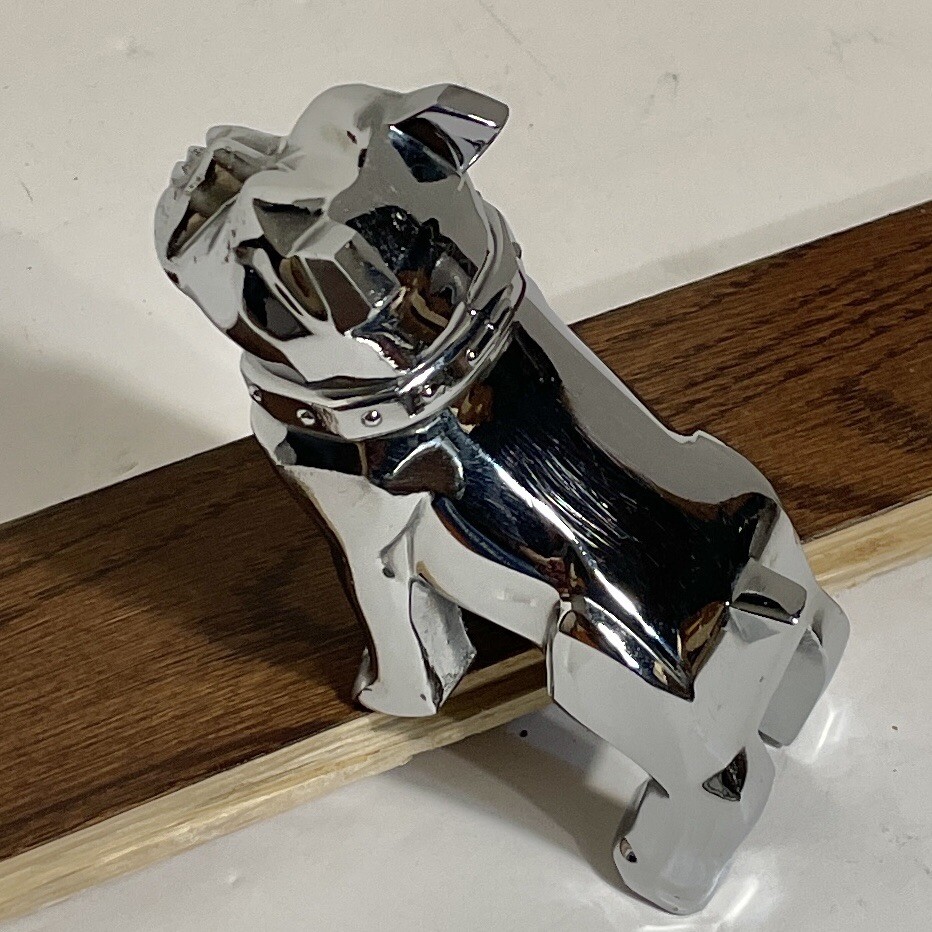 VINTAGE MACK TRUCK CHROME BULL DOG HOOD ORNAMENT DECOR | eBay