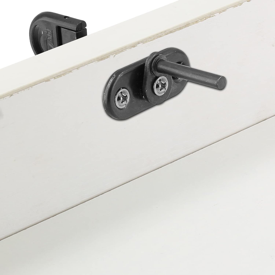 2 Pcs - Drawer Lock Cabinet Locks with Keys Zinc Alloy Desk Locks File ...