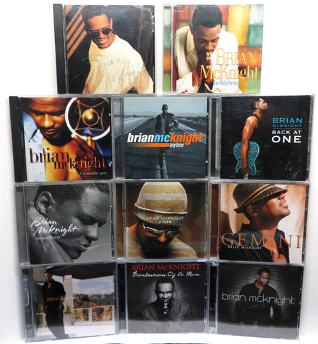 BRIAN McKNIGHT Huge CD LOT of 11 - MOTOWN - Anytime, Back At One ...