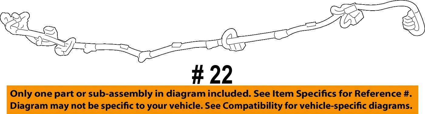 Cadillac GM OEM 10-12 SRX Avant Pare-Choc Grille Grill-Harness 22890363 ...