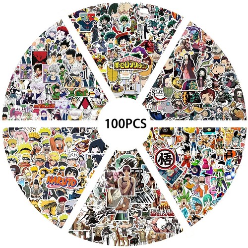 100 Random Skateboard Stickers Vinyl Laptop Luggage Decals Dope Sticker ...