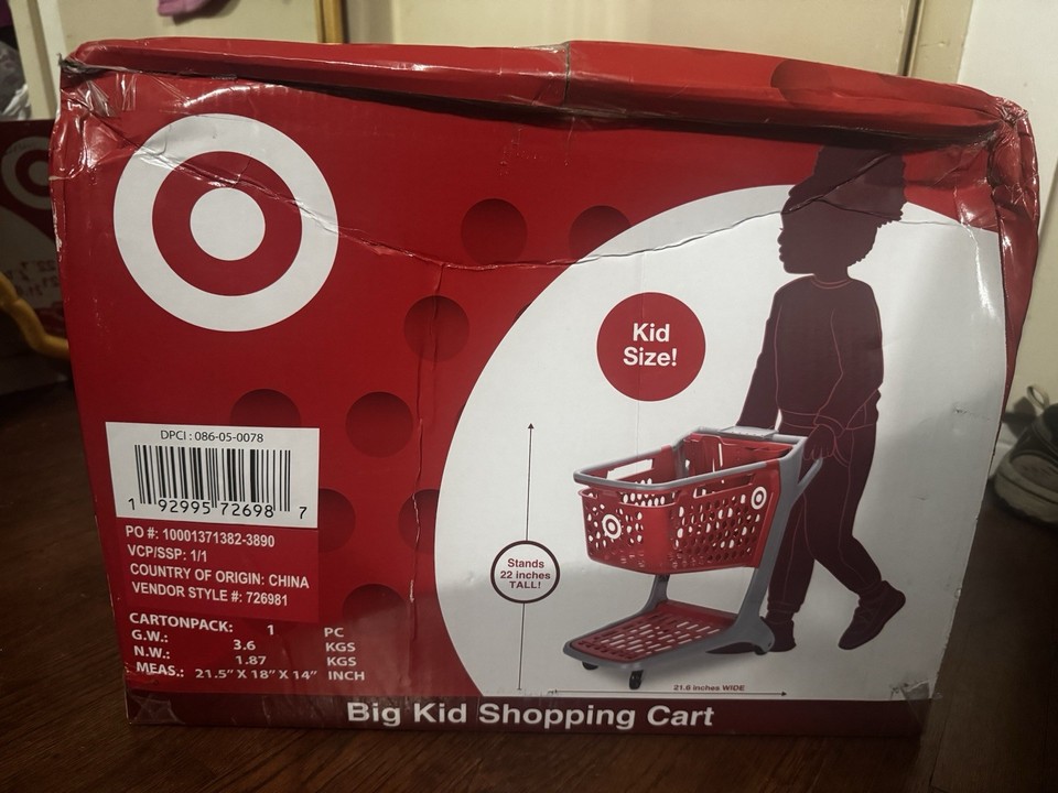 Target Big Kid Shopping Cart | eBay