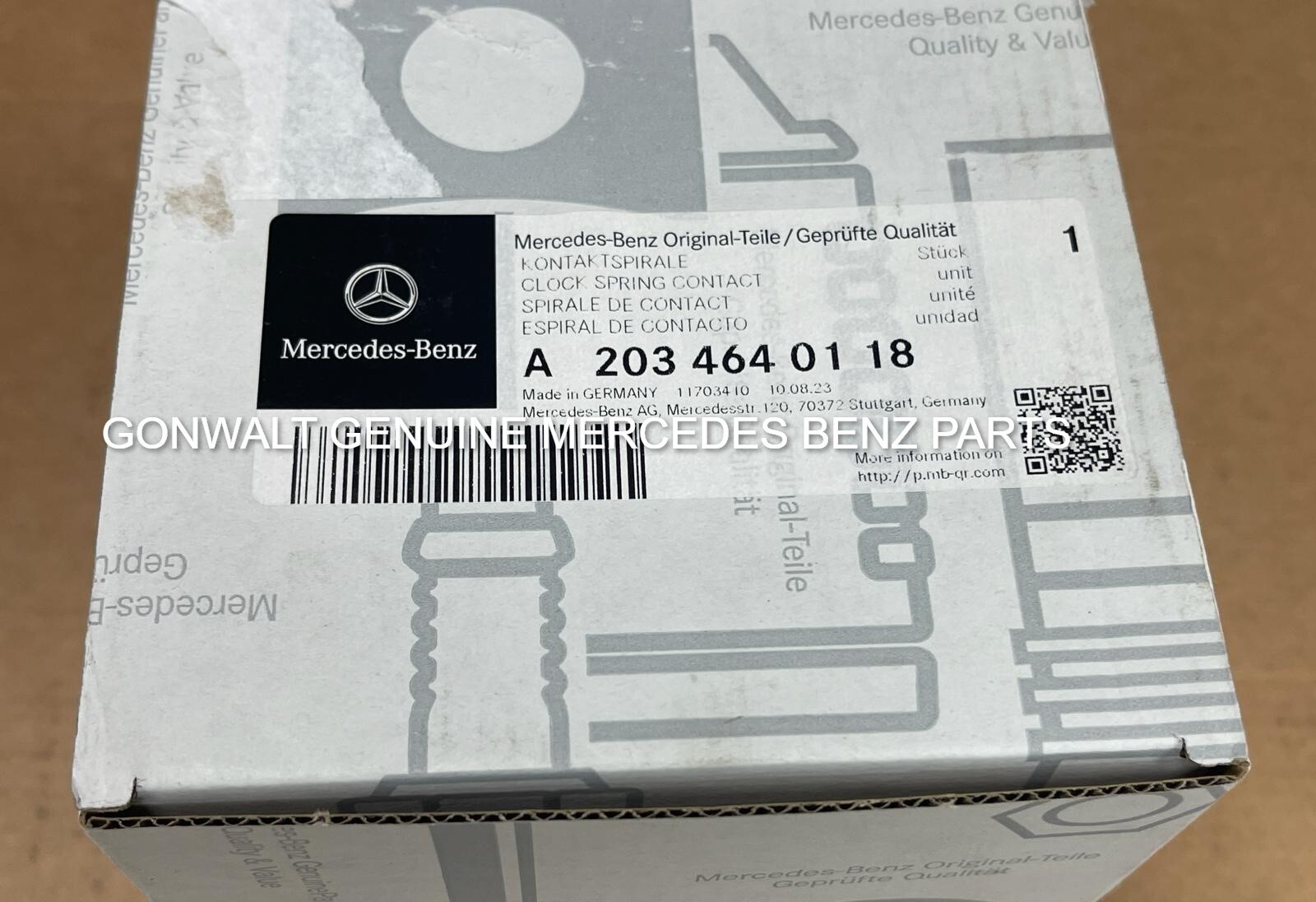 Mercedes Benz C230 C320 02-05 Steering Angle Sensor Contact Spiral OE ...