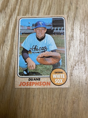 1968 Topps Baseball Duane Josephson Chicago White Sox Card #329 | eBay