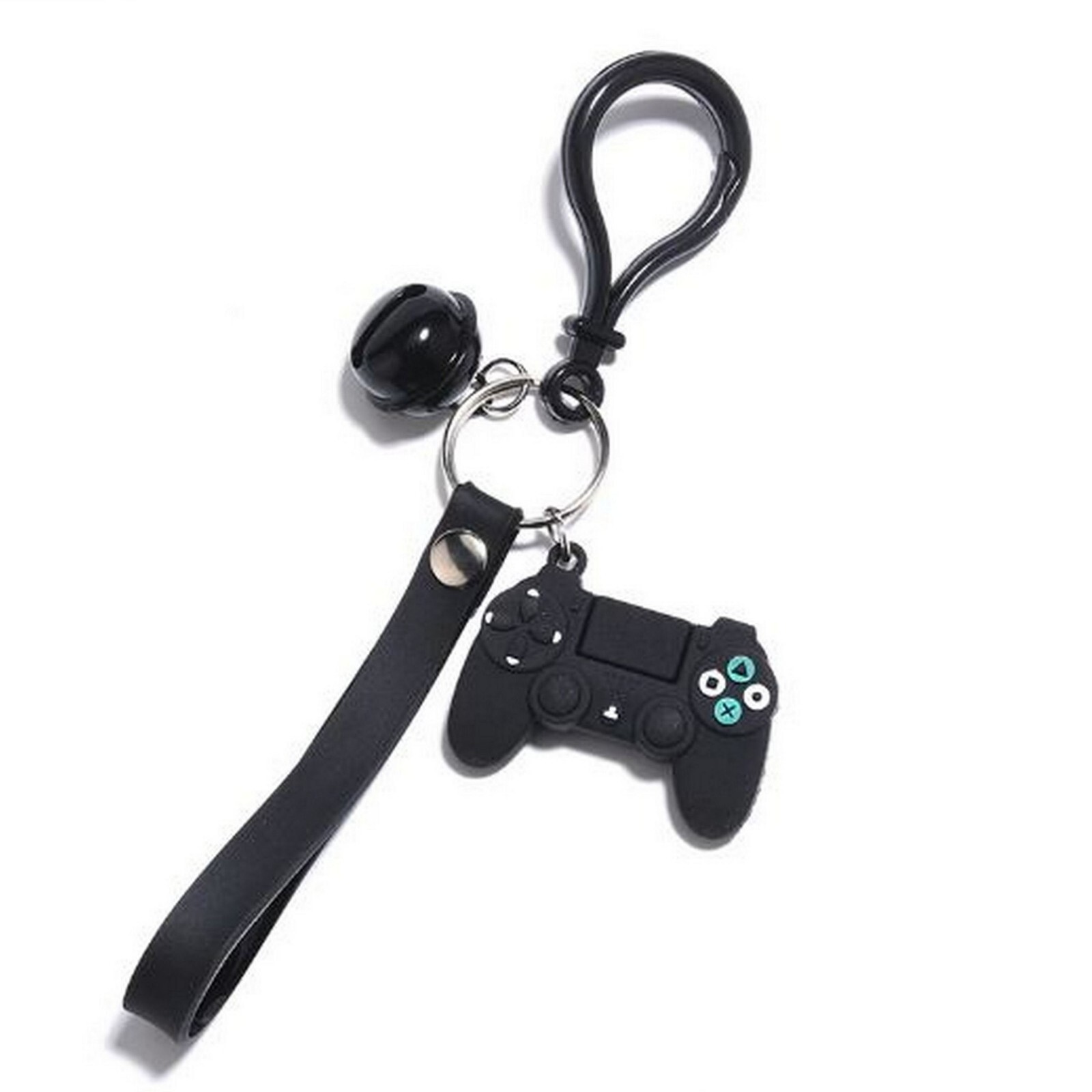 Playstation Game Controller Keyring with Loop and Bell Ideal Gift for ...