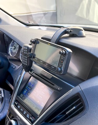 Icom Dash Mount With Microphone Holder For Icom IC-2730A ID-5100 Heads ...