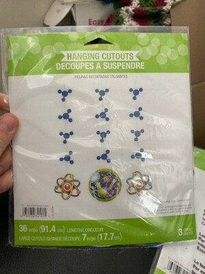 Mad Scientist Big Bang Science Kids Birthday Party Decoration Hanging ...