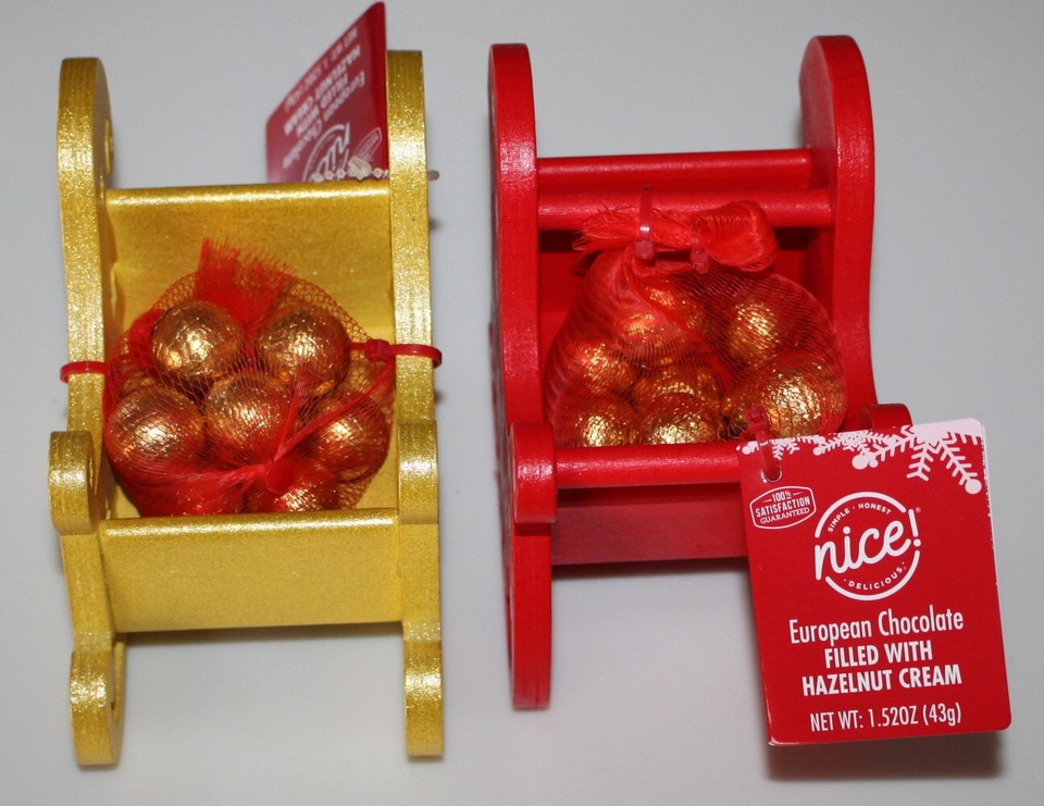 Nice! (2-PACK) European Chocolates Filled with Hazelnut Cream Candy in ...