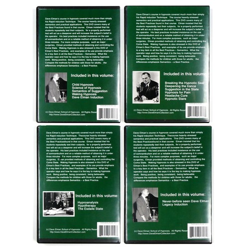 HYPNOSIS BEST PRACTICES OF DAVE ELMAN 4 DVD Rapid Induction ...