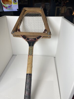 Garcia International Gt-80 vintage wood tennis racket With Wooden Guard ...