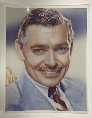 Clark Gable Photo 8 X 10 Color Portrait | eBay