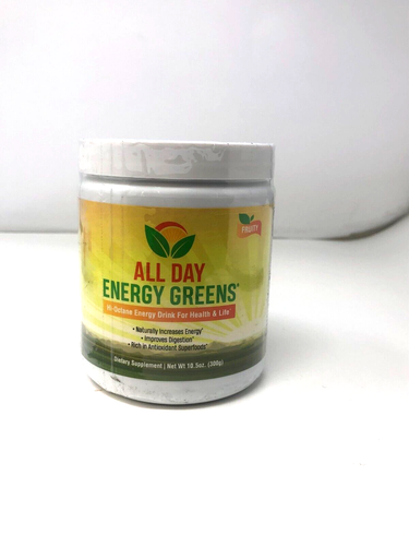 Fruity All Day Energy Greens Dietary Supplement 10.5OZ 03/2025 Fast ...