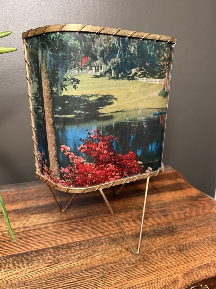 Vintage Mid-Century Helmscene Style Picture Lamp - 1960s | eBay