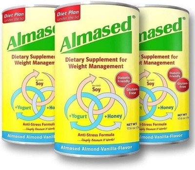 Almased Protein Vanilla Shake Powder - Vanilla Flavor - 17.6 oz, Pack ...