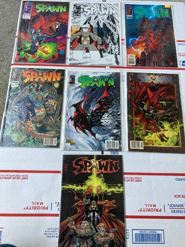 Spawn Image Comic Book Lot Of 7 #1 #10 #25 #34 #43 #50 #80 (1992) Todd McFarlane | eBay