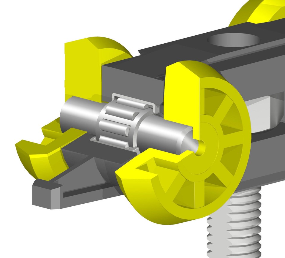 Sliding Door Gear Track System HERKULES Top Hung Internal Single Door ...