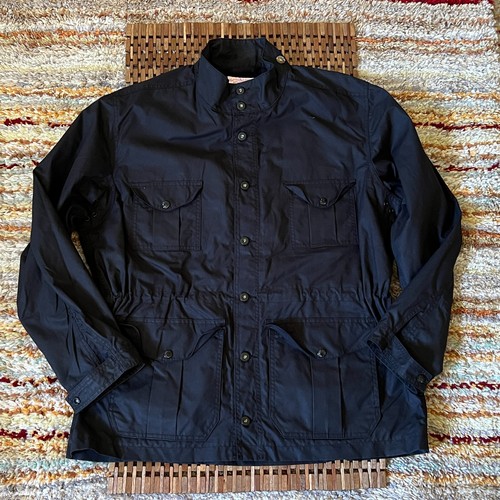 CC Filson Waxed Canvas Utility Military Jacket Black Grey Men's Size XL ...