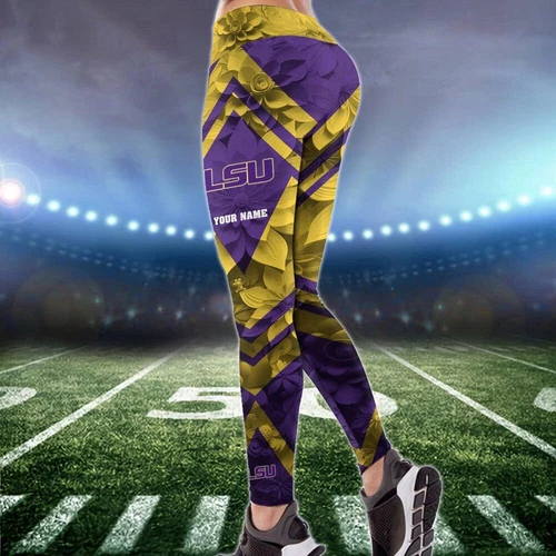 Personalized LSU Football Hoodie Leggings, Game Day Football 3D Hoodie ...