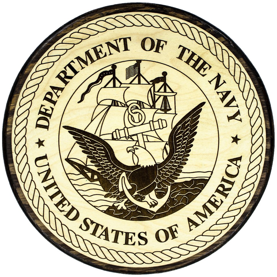 Set of 5 Military Branch Emblems Army, Navy, Air Force, Marines Coast ...