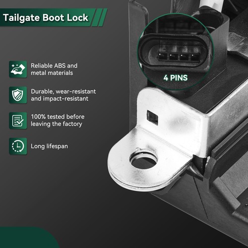 Tailgate Rear Hatch Trunk Boot Lock Latch Lid For VW Golf GTI MK5 MK6 ...