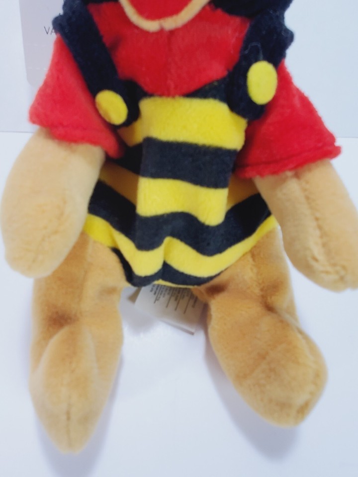 NEW Disney Winnie The Pooh VAL POOH BEAN BAG 8" LOVE BEE Plush Stuffed ...