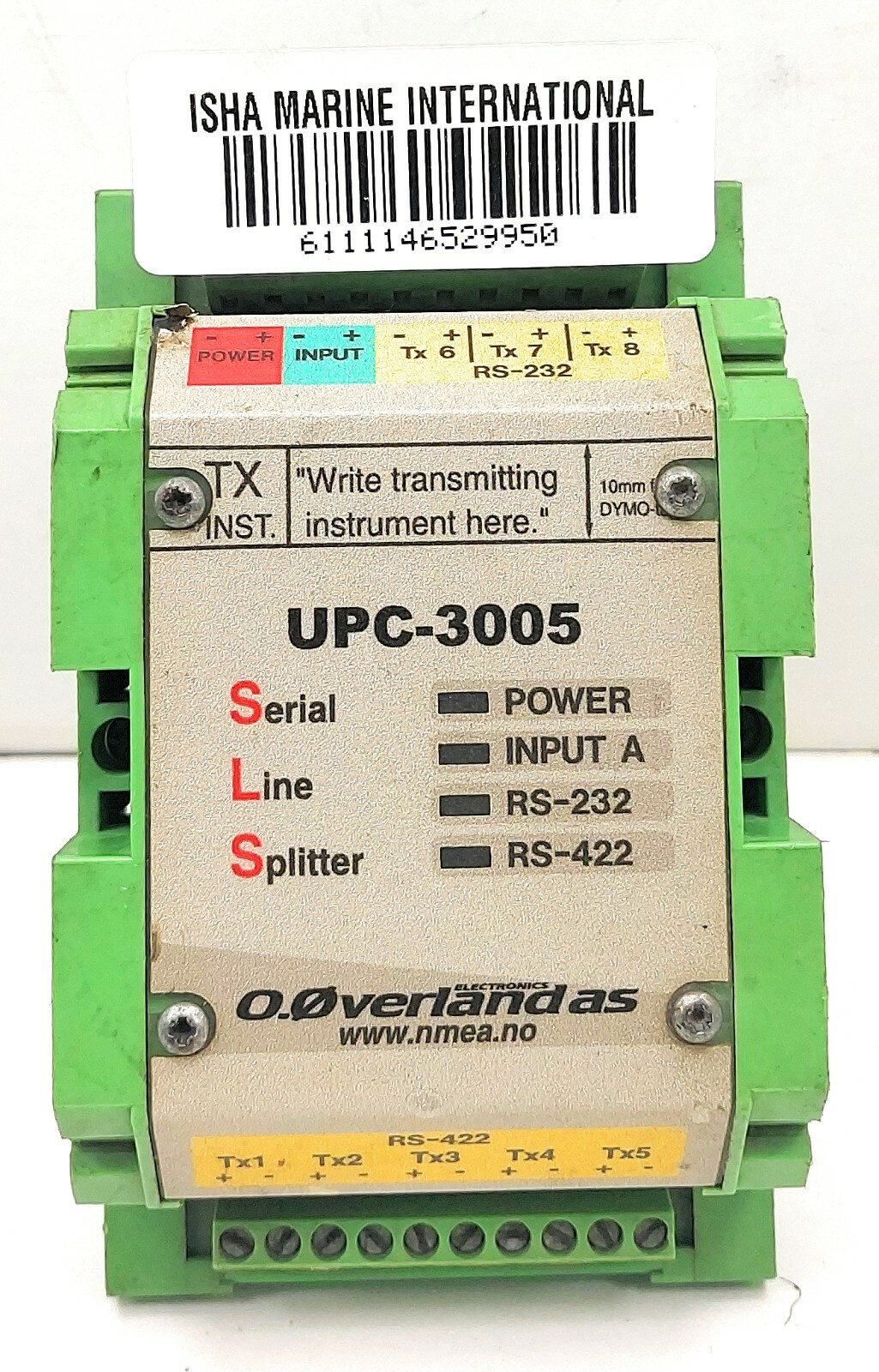Overland AS UPC-3005 Serial Line Splitter for sale online | eBay