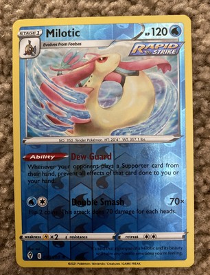 Milotic #38/203 Evolving Skies Reverse Holo Rare Pokemon Card | eBay