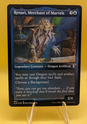MTG Renari, Merchant of Marvels Foil Etched Battle for Baldur's Gate ...