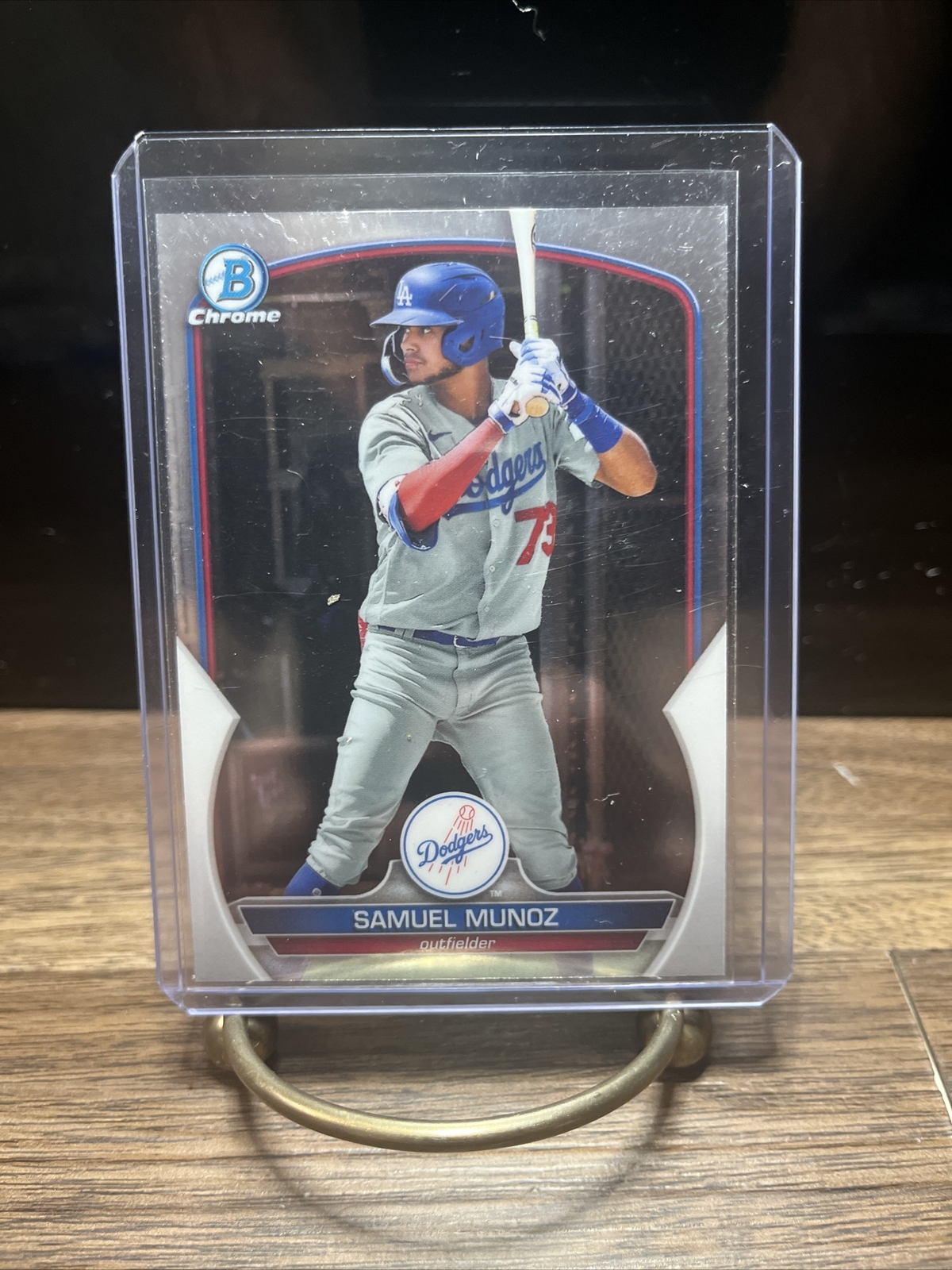 2023 #BCP-80 Samuel Munoz Bowman Chrome Prospect Baseball Dodgers | eBay