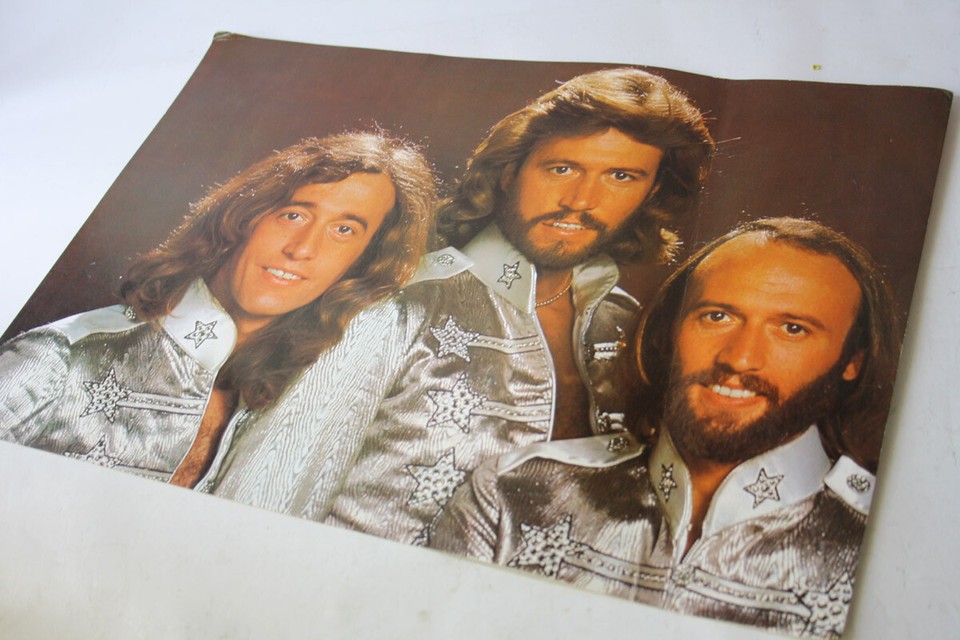 ORIGINAL VINTAGE 1978 BEE GEES POSTER 19"X13" 49X34cm IDELADECOR ...