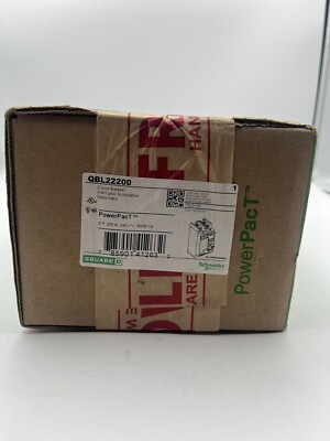 QBL22200 NEW SEALED SQUARE D POWERPACT 200 AMP CIRCUIT BREAKER 240 VAC ...