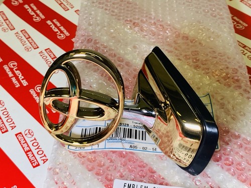 Toyota Land Cruiser J100 1998-2007 Hood Logo Emblem Gold 75303-60080 ...